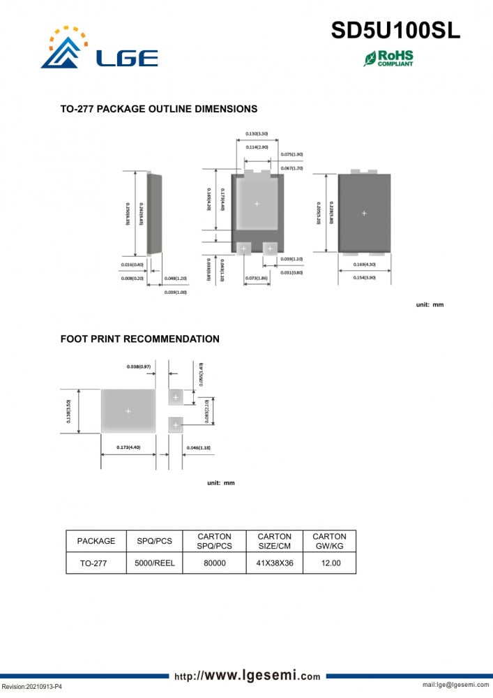 SD5U100SL datasheet page 4