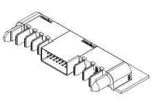 2.00mm, 5.50mm, 7.50mm Pitch EXTreme Ten60Power Right-Angle Plug Assembly with Guide Pins, 4 DC Power Circuits, 25 Signal Circuits, 3 AC Power Circuits