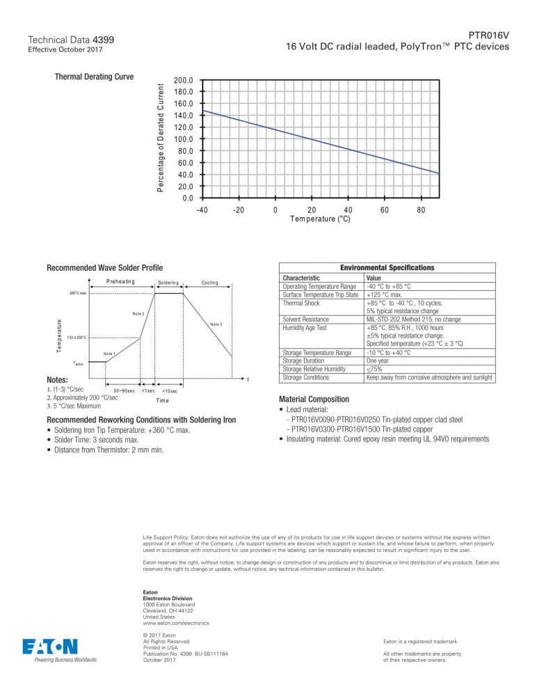EATON PTR016V0500-TR datasheet page 4