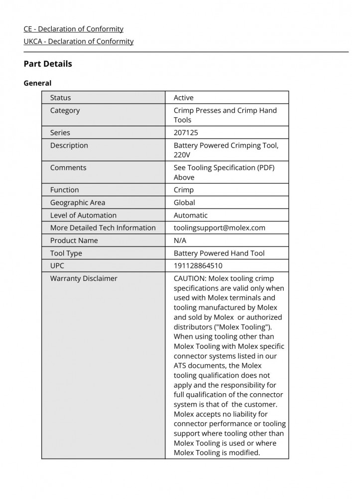 Molex 638160280 document image, page 2