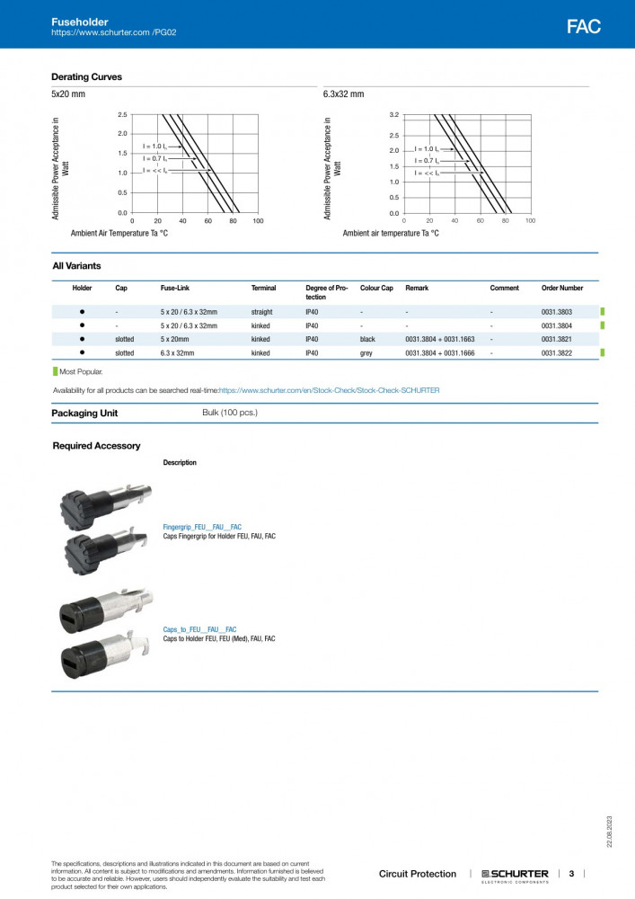 SCHURTER 0031.3804 technical document page 3