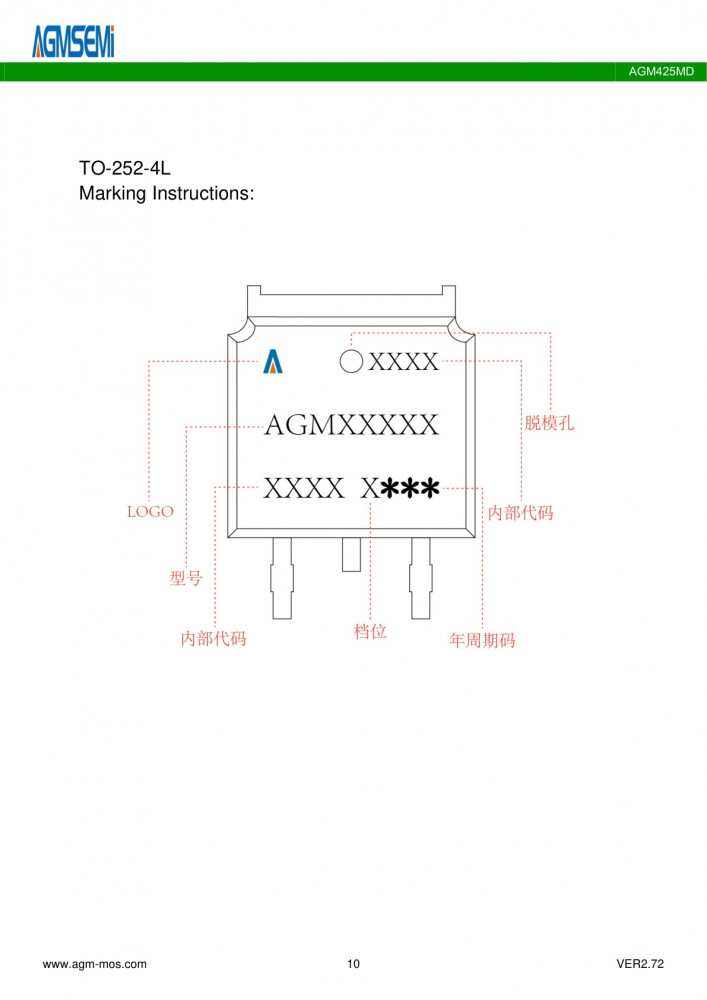 AGM425MD datasheet page 10