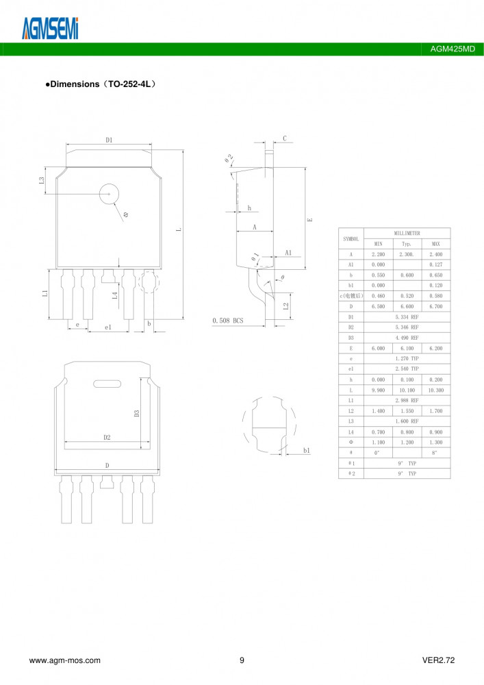 AGM425MD datasheet page 9