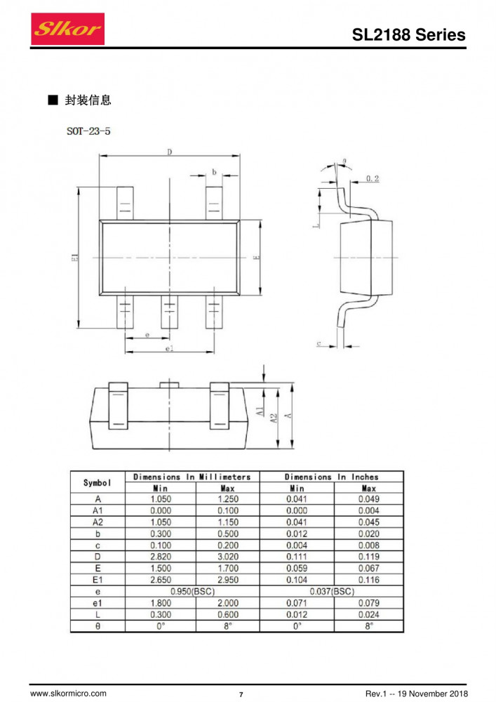 SL2188 datasheet page 7