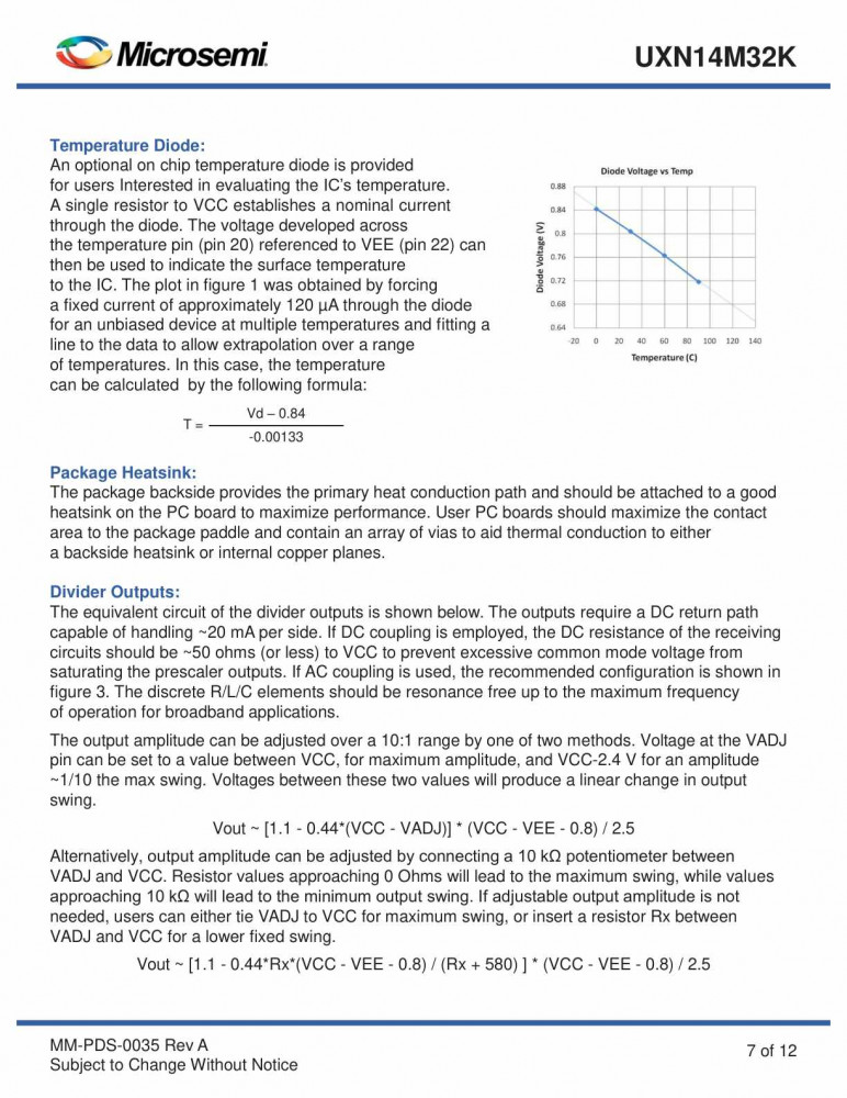 Datasheet page 7