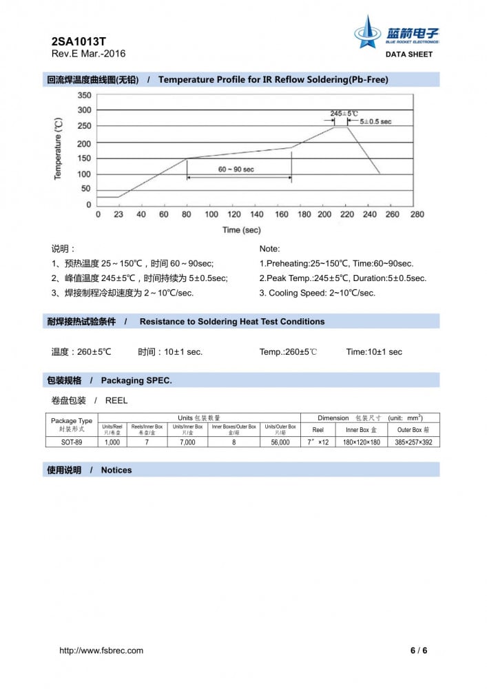 2SA1013T-0 datasheet page 6