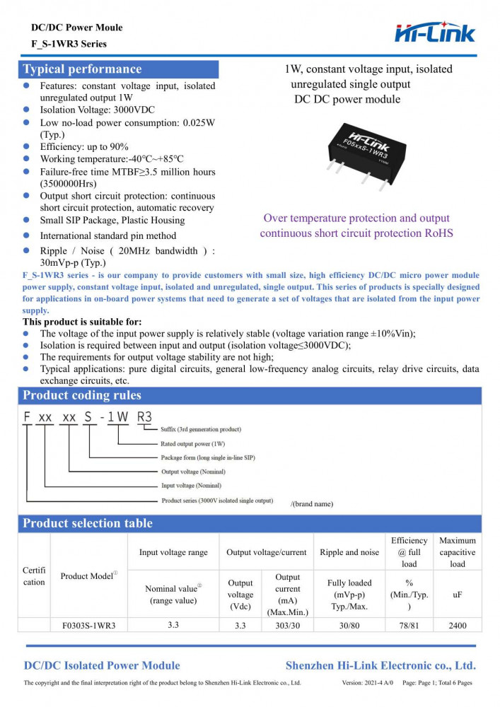 F2403S-1WR3L datasheet page 1