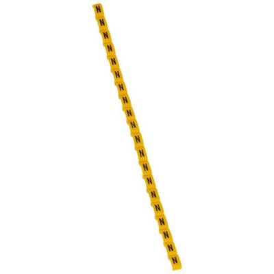 Marker Memocab - for wiring - international colour code - number 1 - brown
