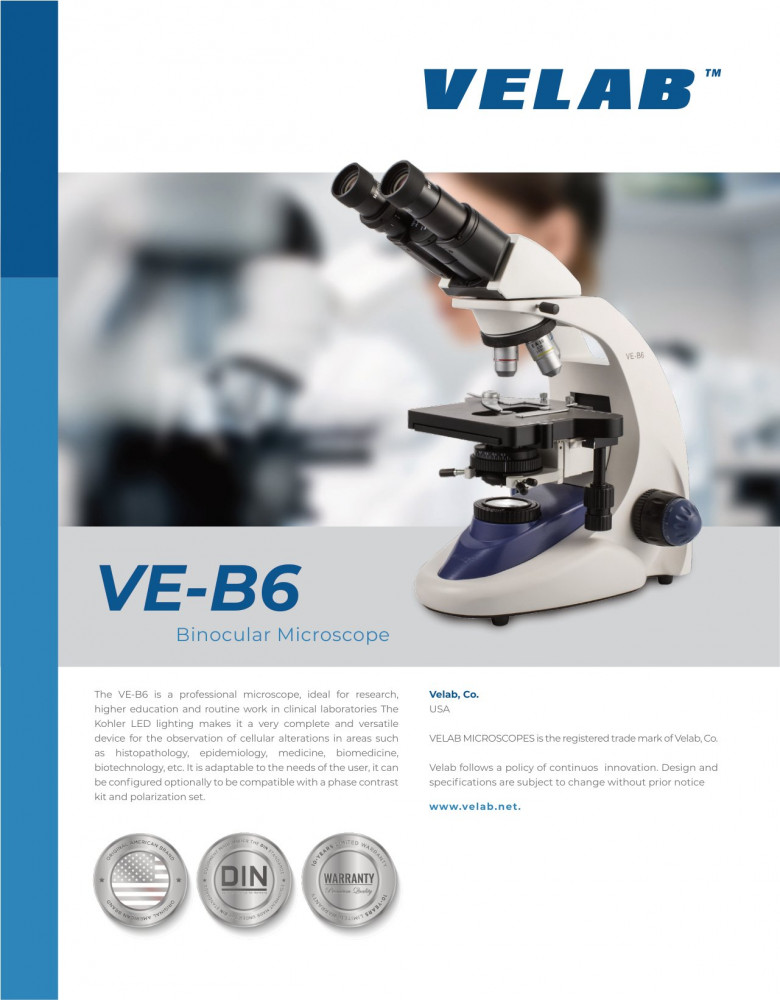 VE-B6 product document, page 1