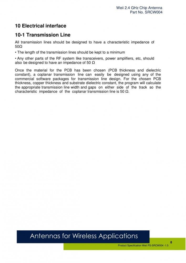 SRCW004 datasheet page 8