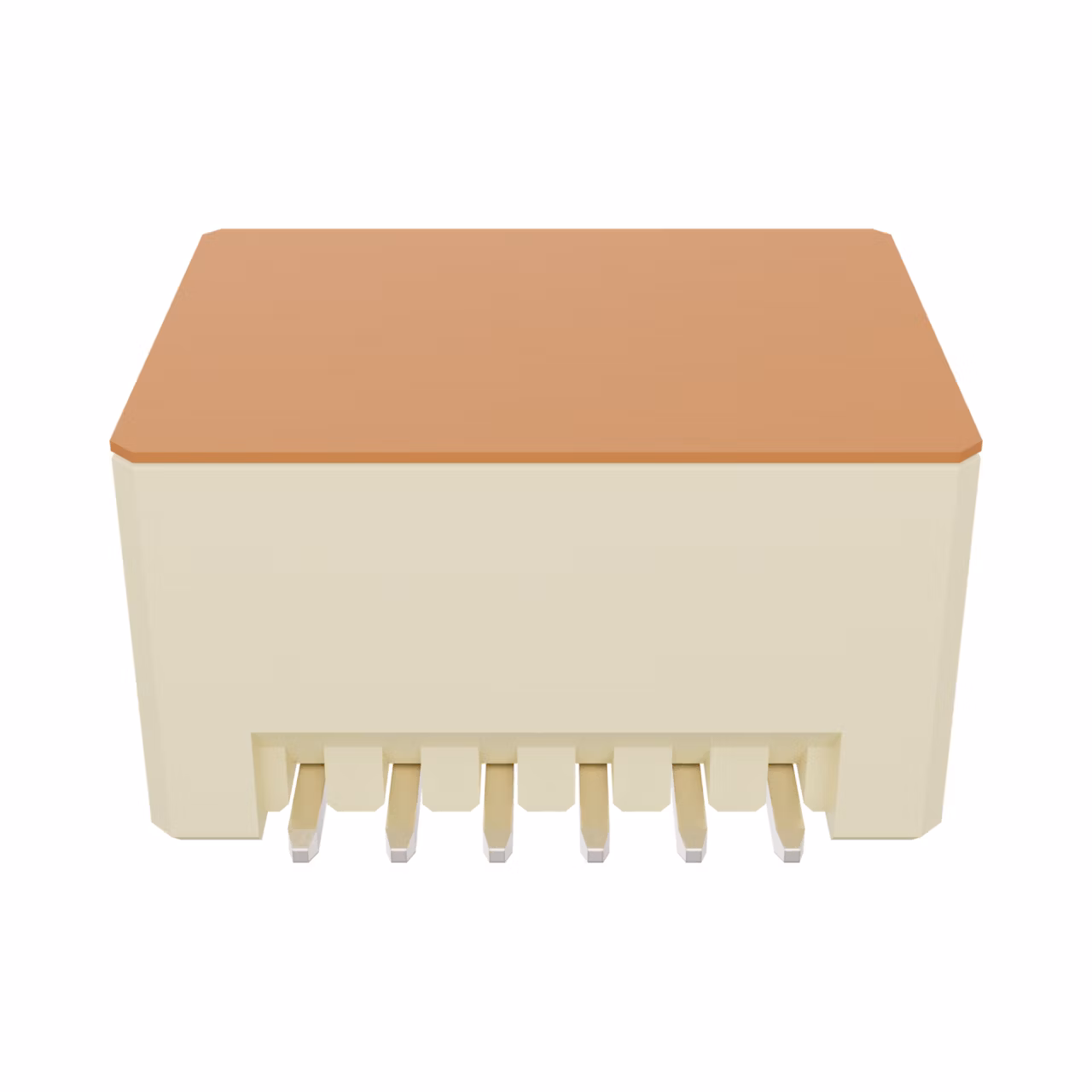 Spot-On Wire-to-Board Header with Nail, 2.00mm Pitch, Dual Row, Vertical, 12 Circuits, with Potting Capability, Matte Tin (Sn) Plating, Vacuum Pick-Up Tape, Natural for sale