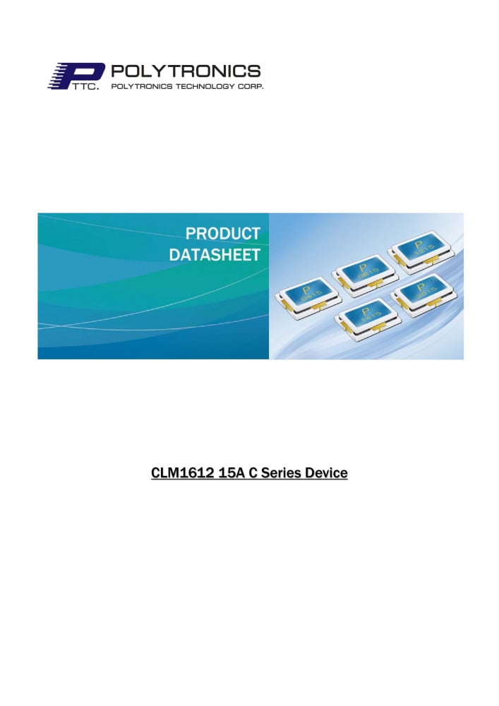 CLM1612P1215C datasheet page 1