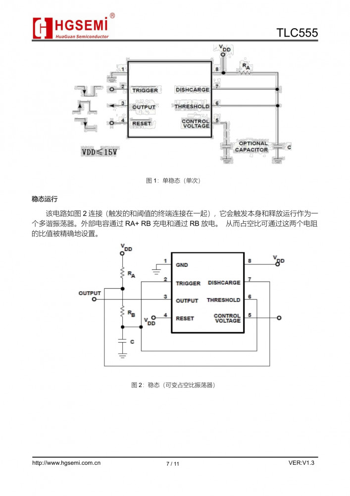 TLC555 datasheet page 7