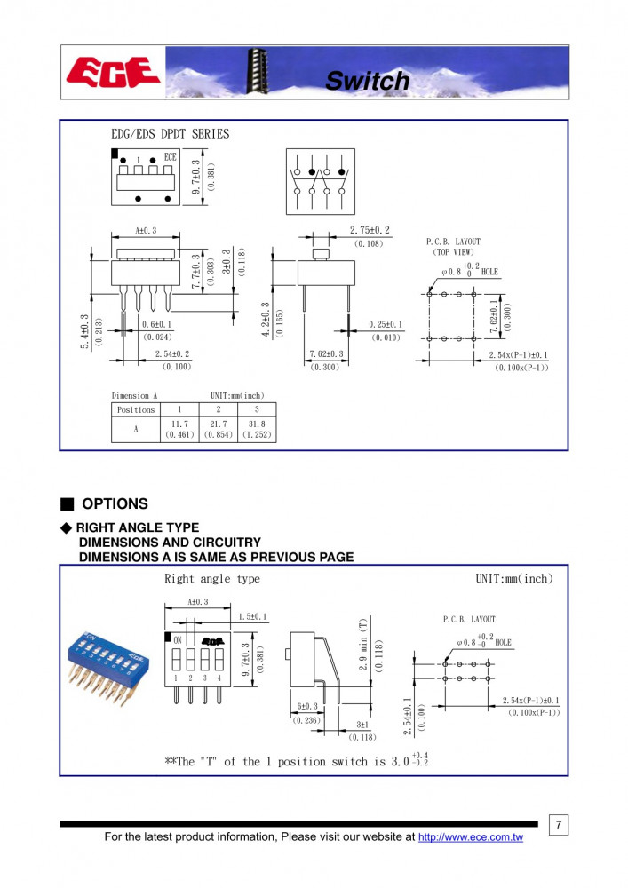 ECE EDG/EDS datasheet page 7