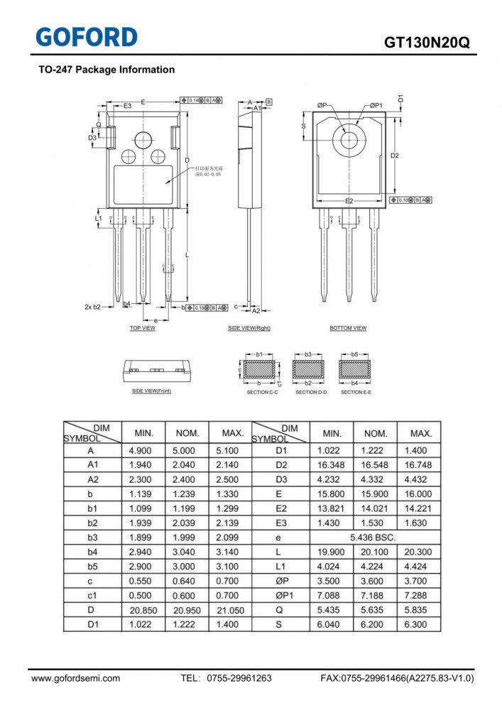 GT130N20Q datasheet page 6