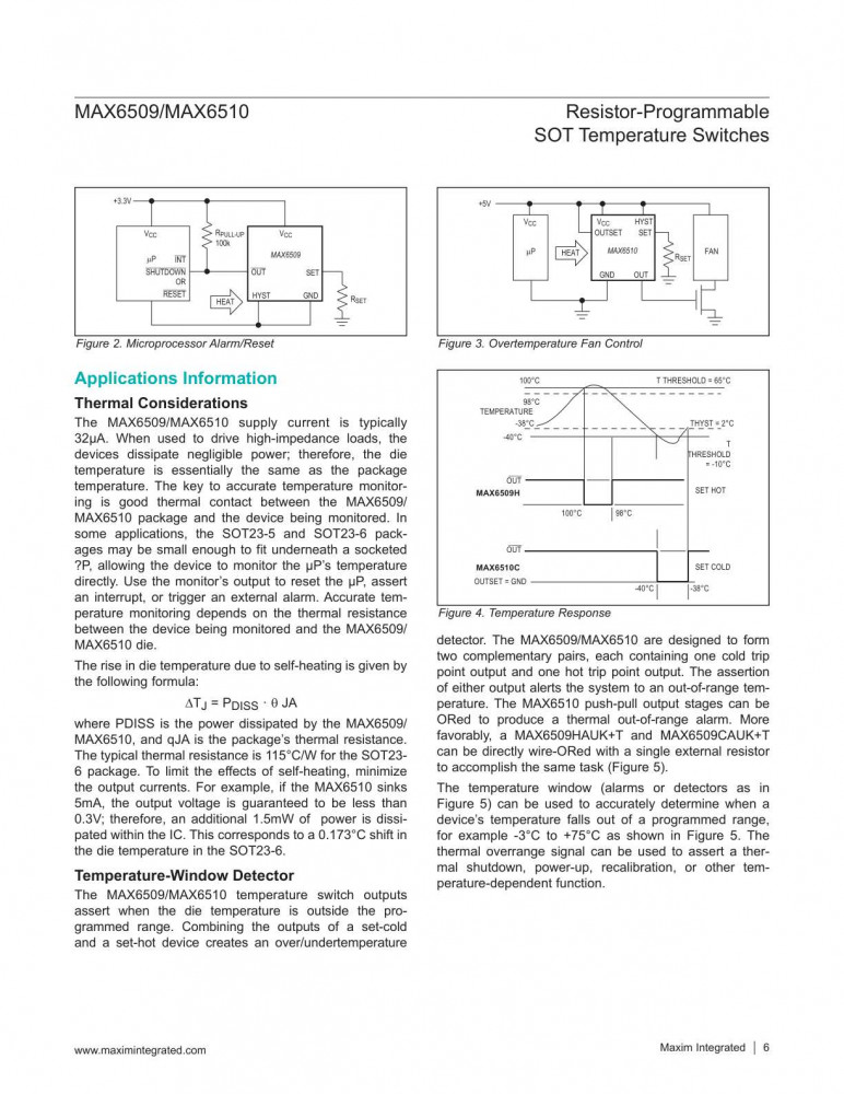 MAX6510 datasheet page 6
