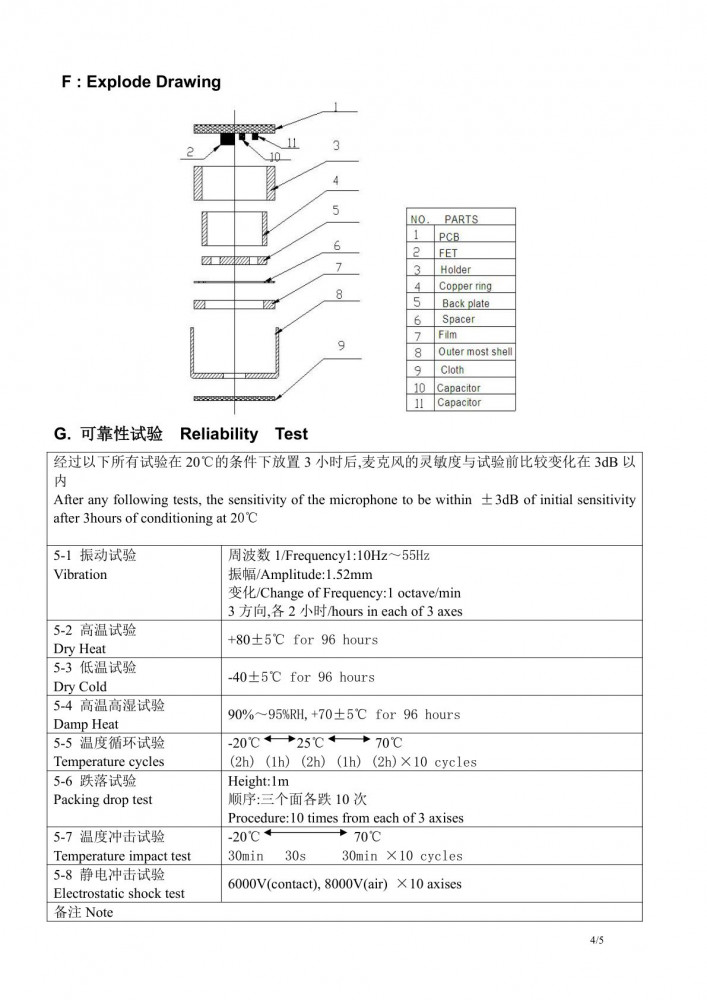 GMI6027P-2C-40db specification page 4