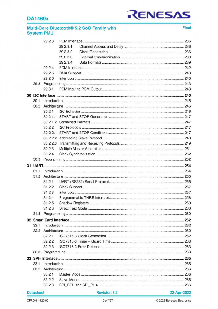 DA1469x datasheet page 10