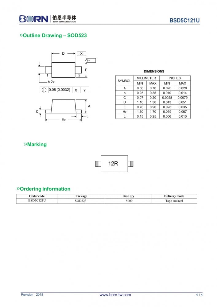 BSD5C121U datasheet page 4