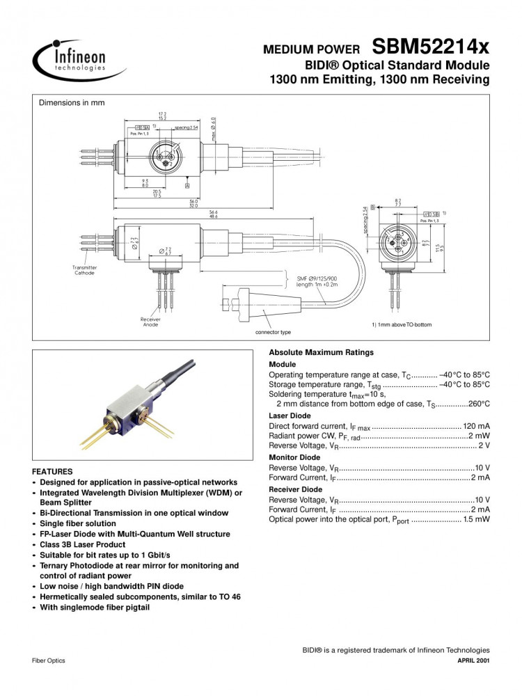 SBM51214G technical document page 1