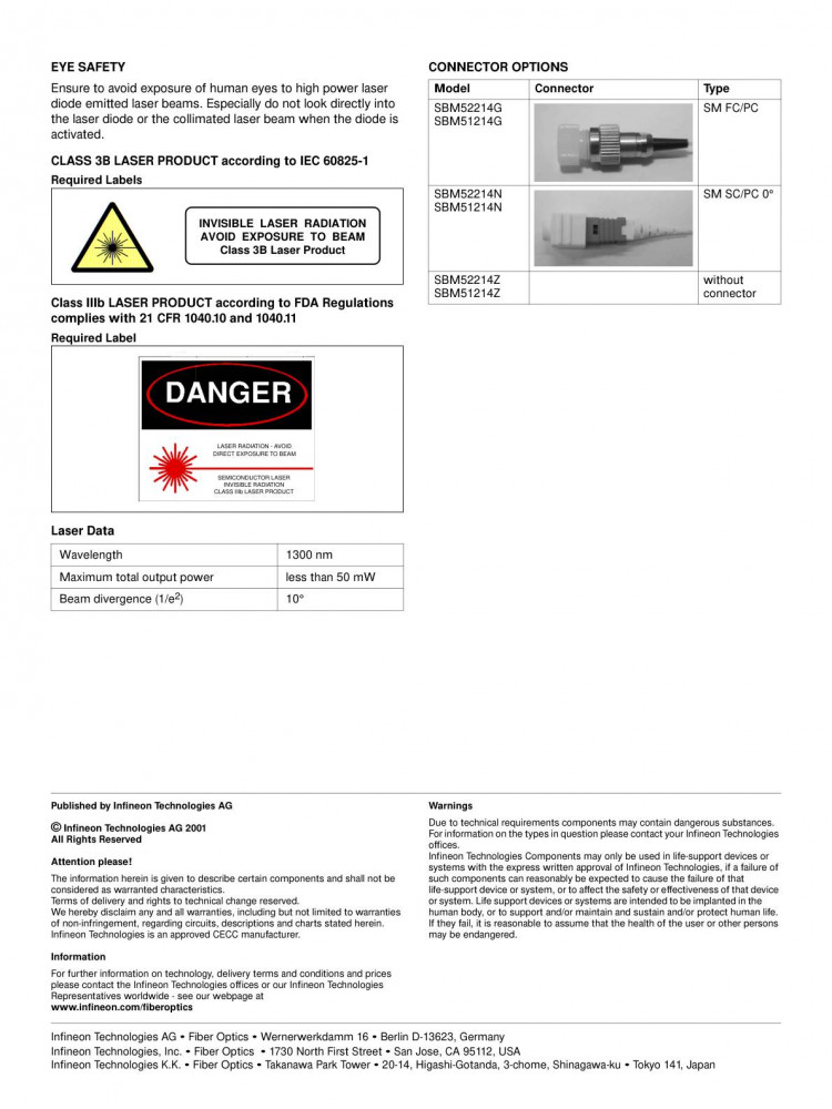 SBM51214G technical document page 4