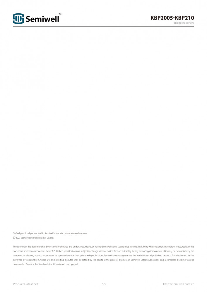 KBP2005 technical datasheet page 5