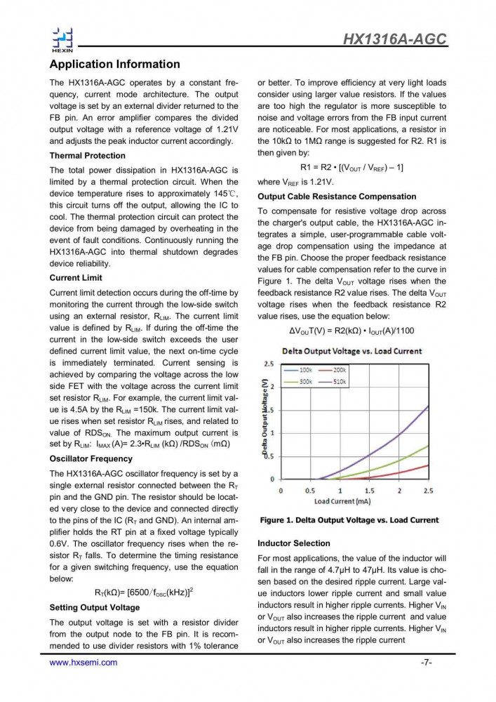 HX1316A-AGC datasheet page 7