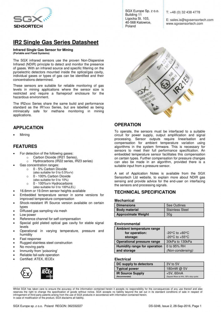 IR21GJ datasheet page 1