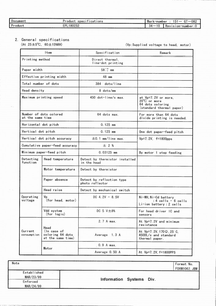 EPL1802S2 specification document, page 10