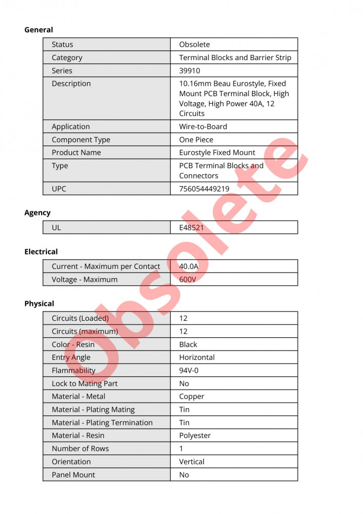 MOLEX 399100312 document image, page 2
