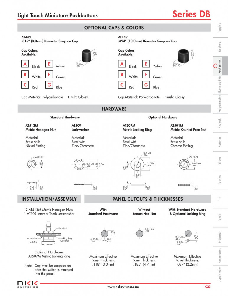 DB Series technical document, page 6