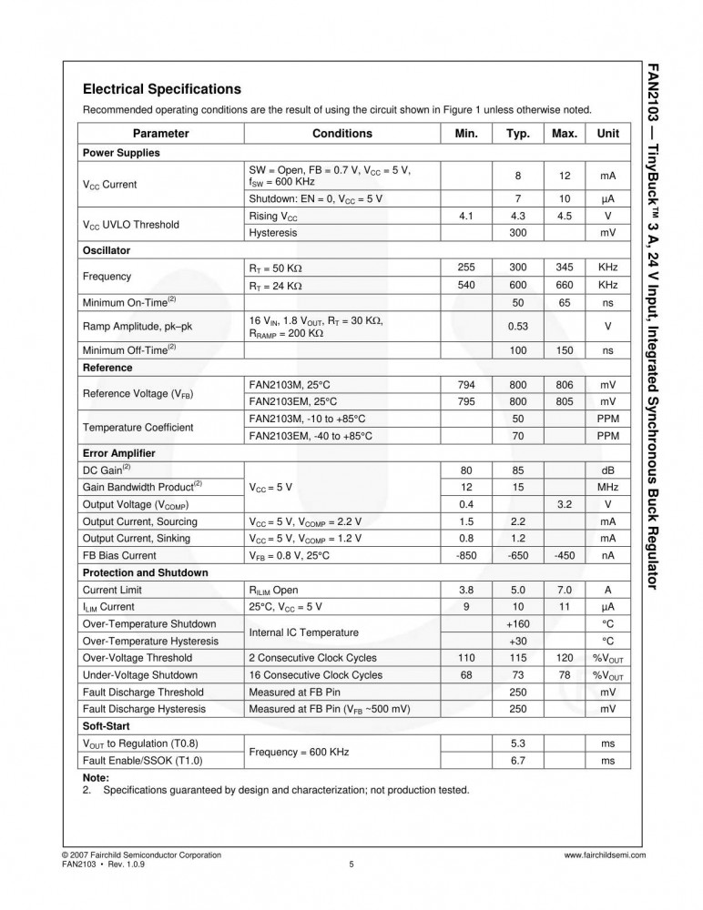 FAN2103 technical document page 6