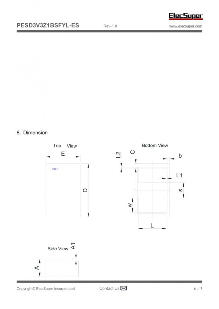 PESD3V3Z1BSFYL-ES datasheet page 6
