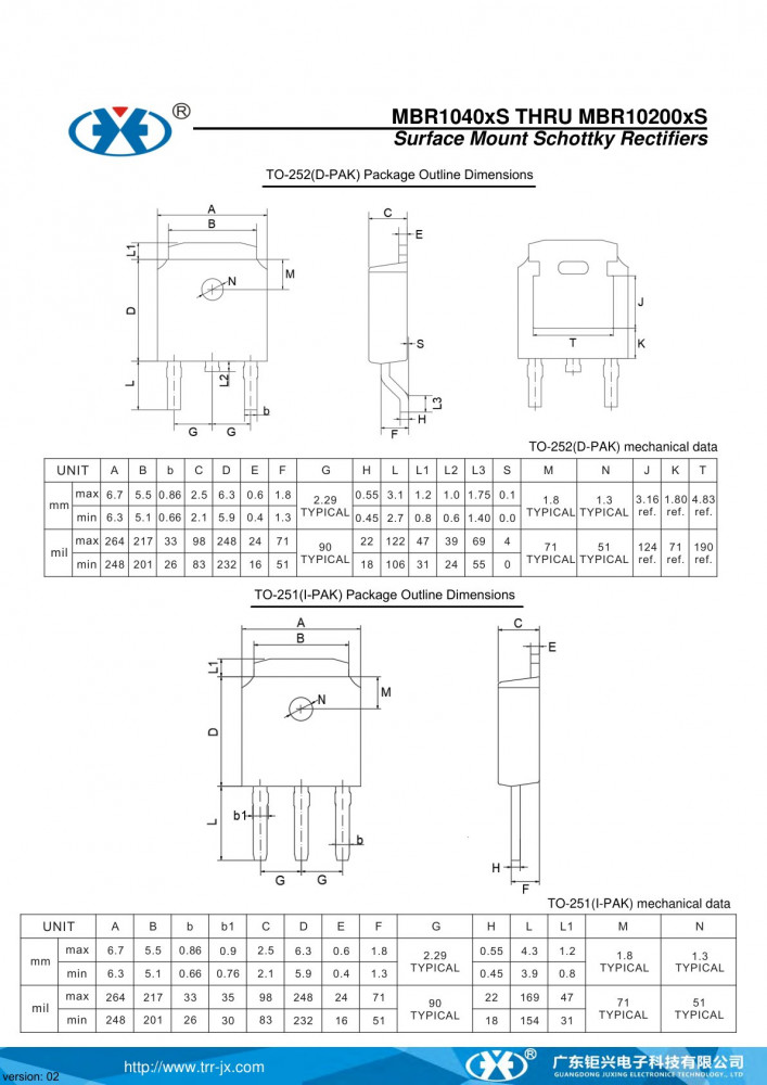 MBR1060DS datasheet page 3