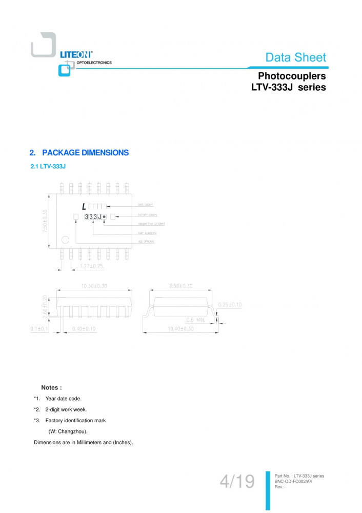LTV-333J-TP1 datasheet page 4
