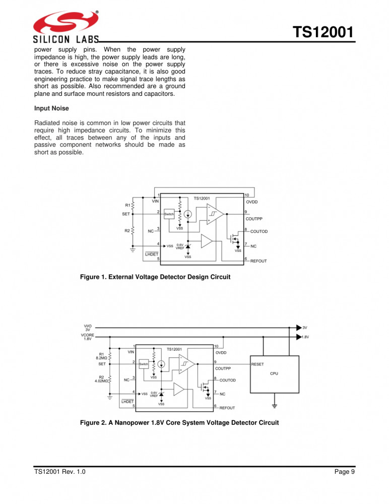 TS12001 datasheet page 9