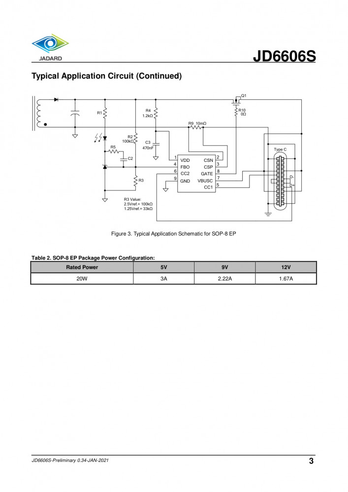 JD6606SP5 datasheet page 3