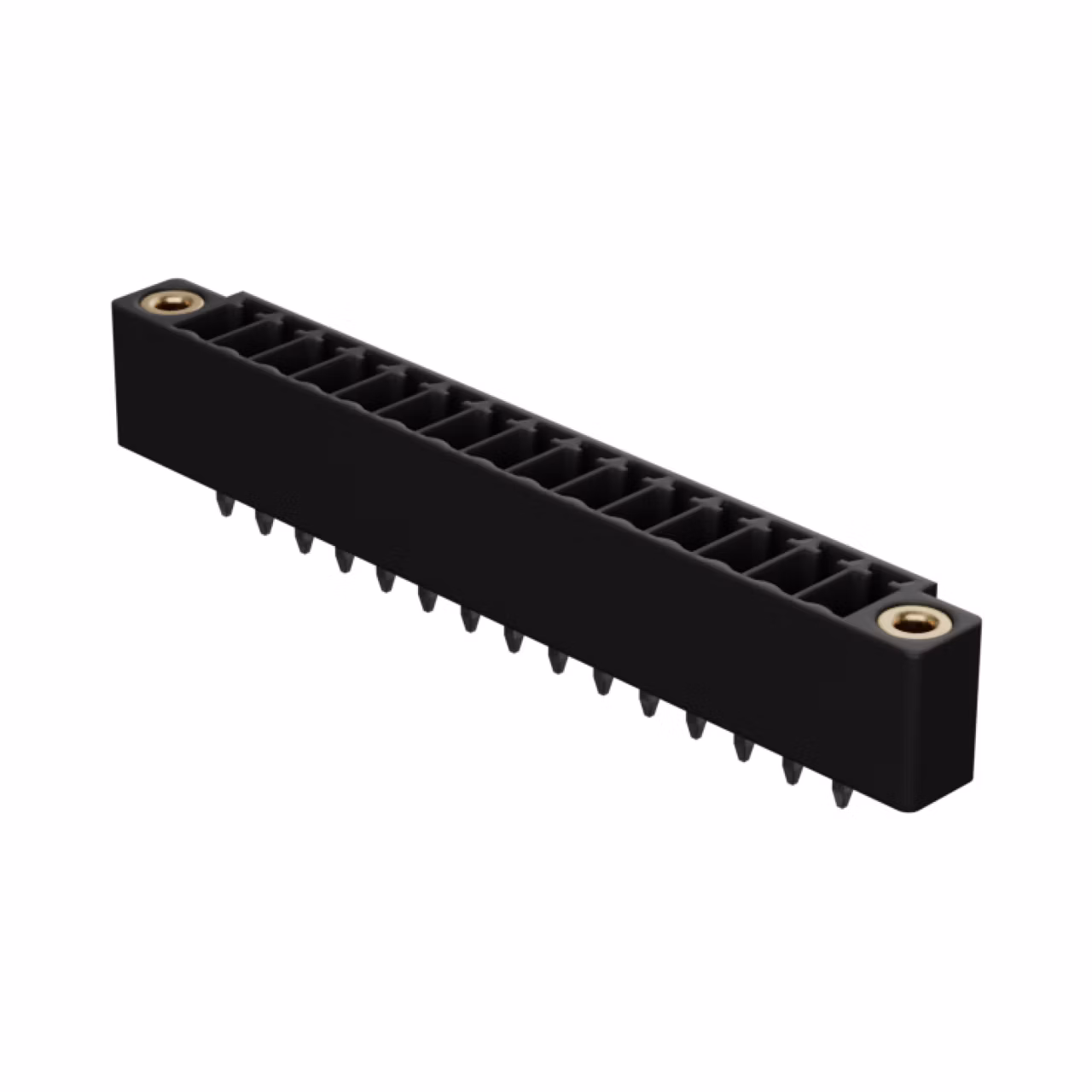 3.50mm Pitch Eurostyle Vertical PCB Header, with Threaded Retention Inserts, 15 Circuits for sale