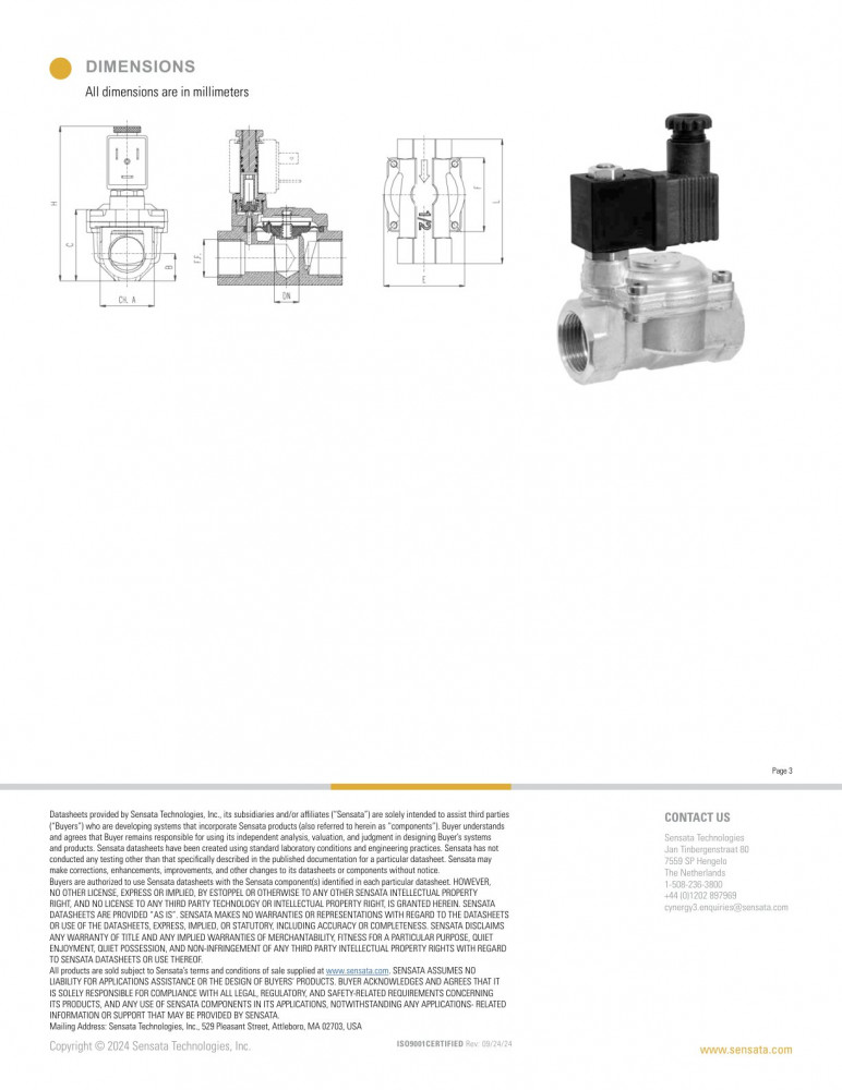 SOL Series technical document, page image 3