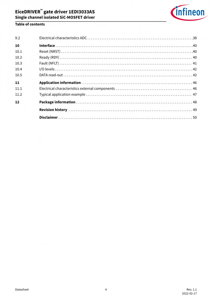 1EDI3033AS datasheet page 4