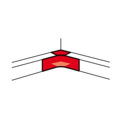 Variable internal angle for universal Aluminium trunking 50x105mm with cover width 65mm for sale