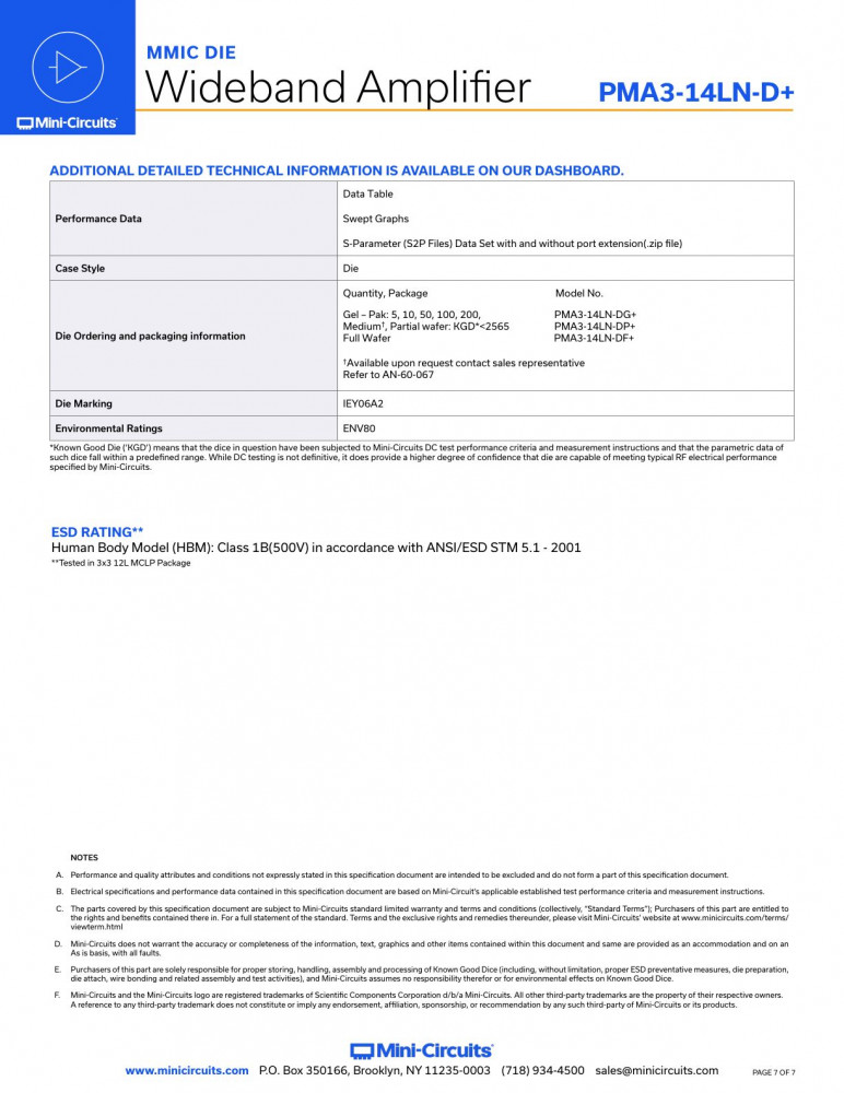 PMA3-14LN-DG+ datasheet page 7