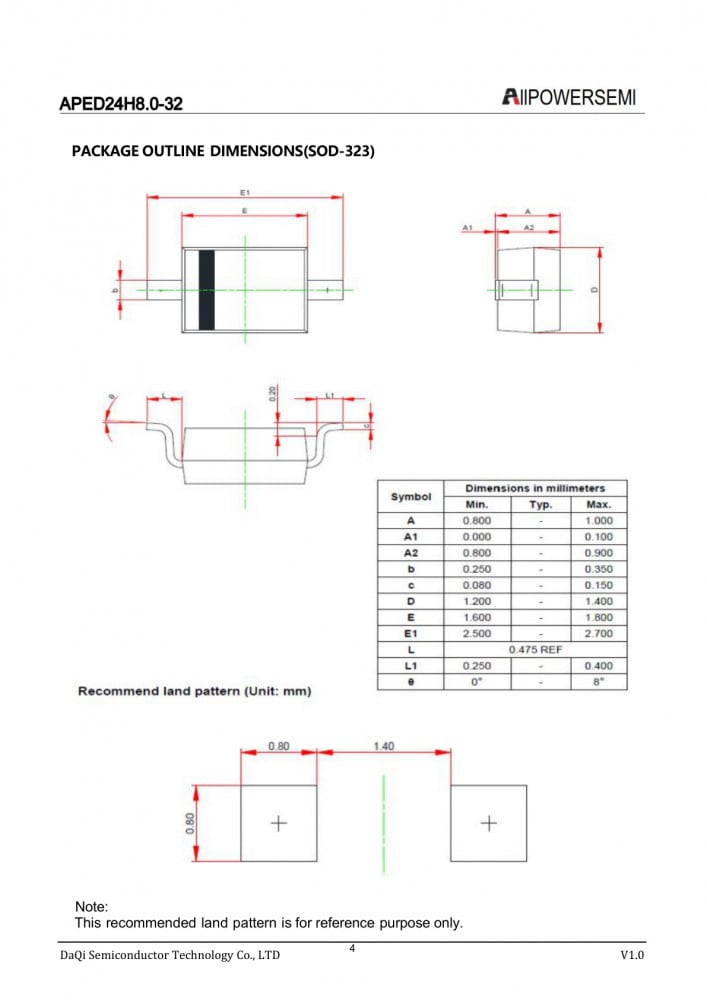 APED24H8.0-32 datasheet page 4