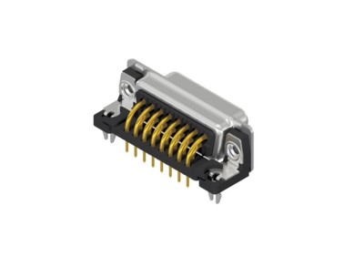 D-SUB High Density • 15-pos. • Socket • Solder pin angled • Plastic bracket • Quality class 3 • UNC 4-40