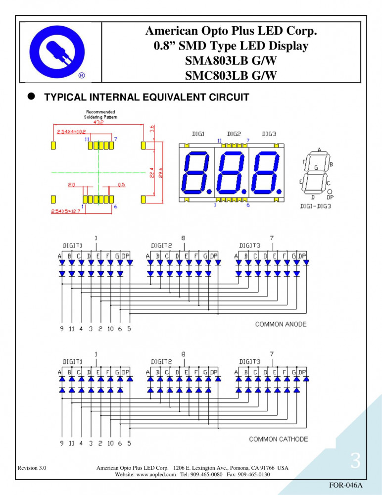 SMC803LB datasheet page 3