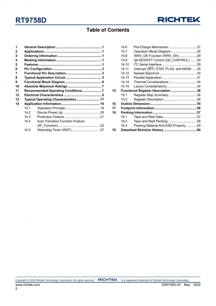 RT9758D technical document page 2