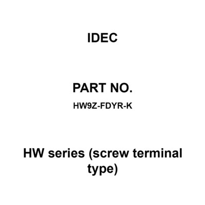 IDEC HW9Z-FDYR-K for sale