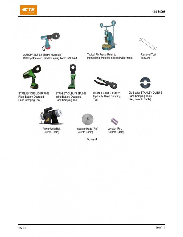 TE Connectivity RAPID LOCK application specification page 10