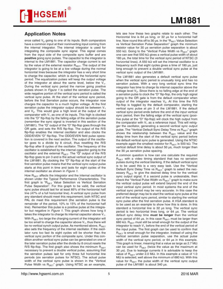 LM1881N datasheet page 5