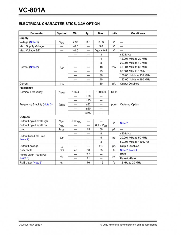 VC-801A technical document page 4